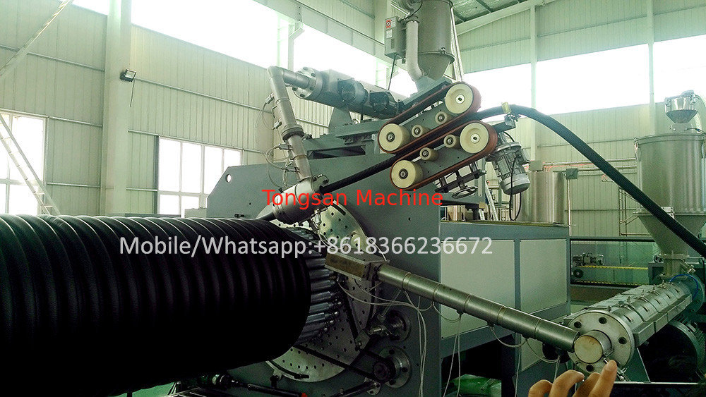HDPE pipe extrusion line HDPE Krah corrugated pipe production line
