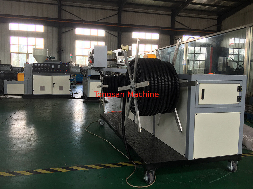 20m/min corrugated pipe extrusion line  high speed PP PE PVC single wall corrugated pipe making machine