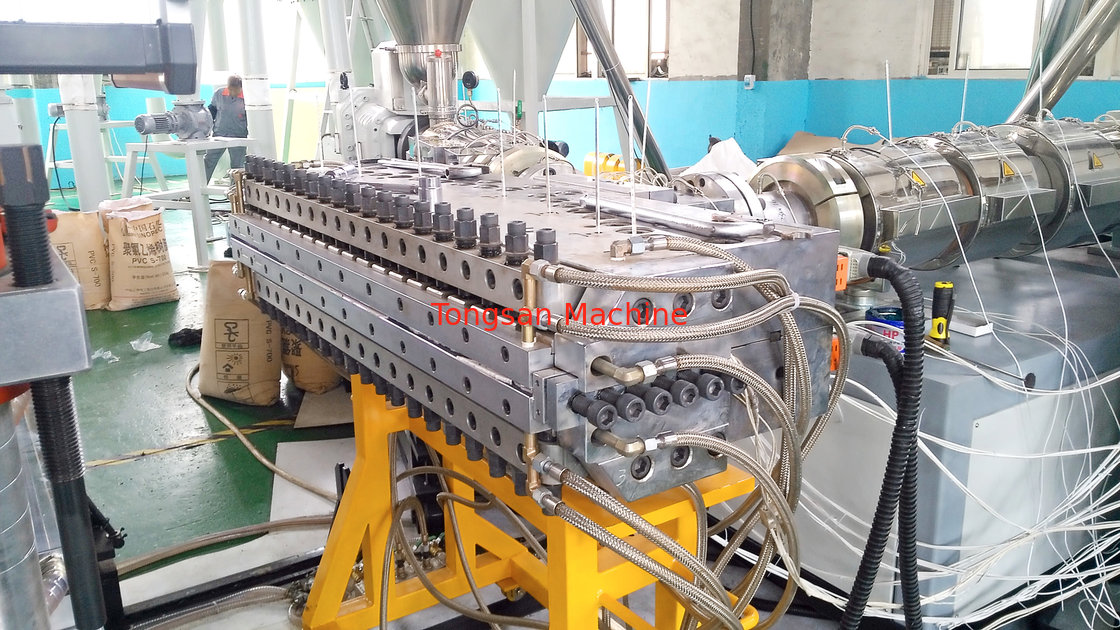 WPC PVC foam board extrusion line WPC PVC foaming hard surface sheet extrusion line