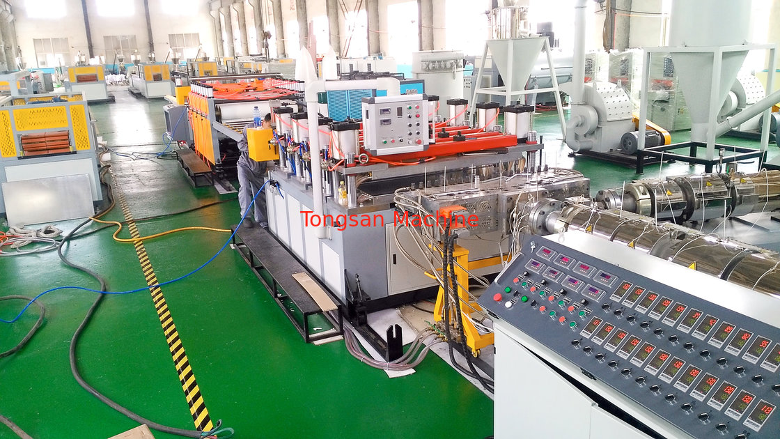 WPC PVC foam board extrusion line WPC PVC foaming hard surface sheet production line