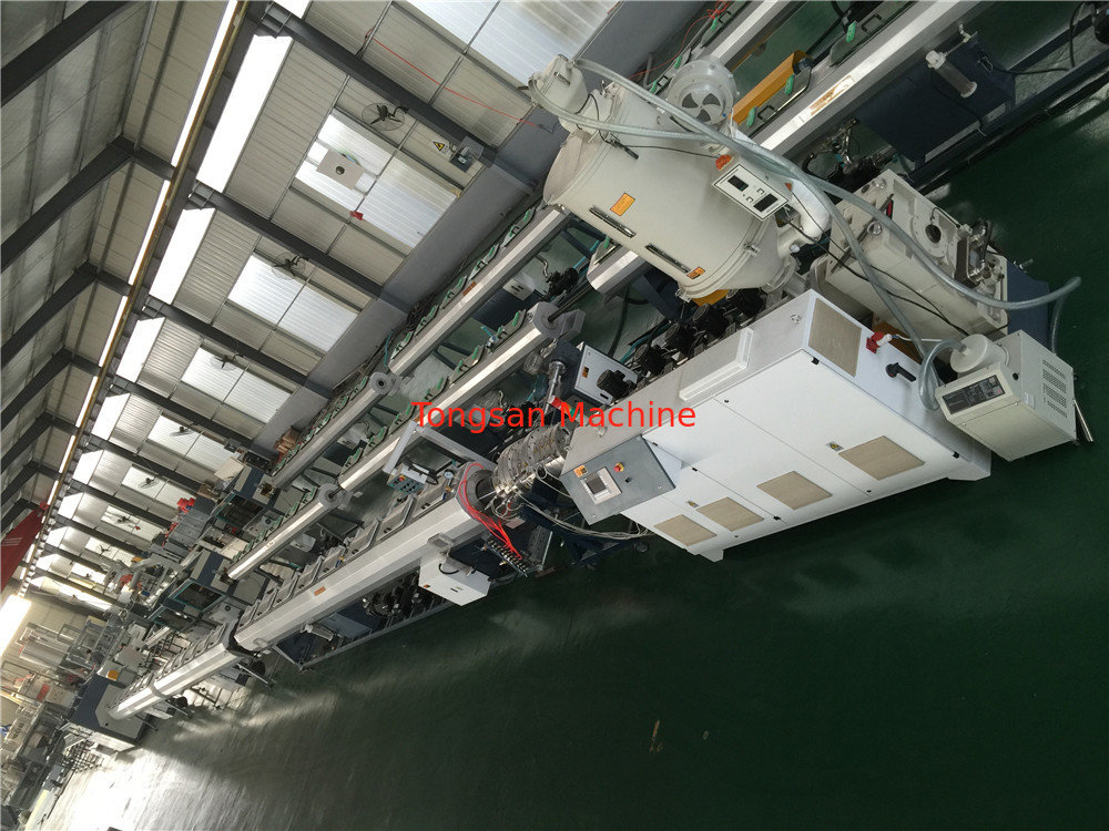 pipe extrusion line 75-160mm  PE-PP Water Gas Supply Pipe production line