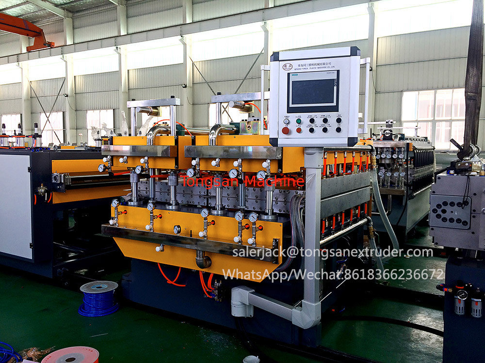 LSJ100/36 1220mm PP coroplast sheet extrusion machine/ PP hollow sheet machine