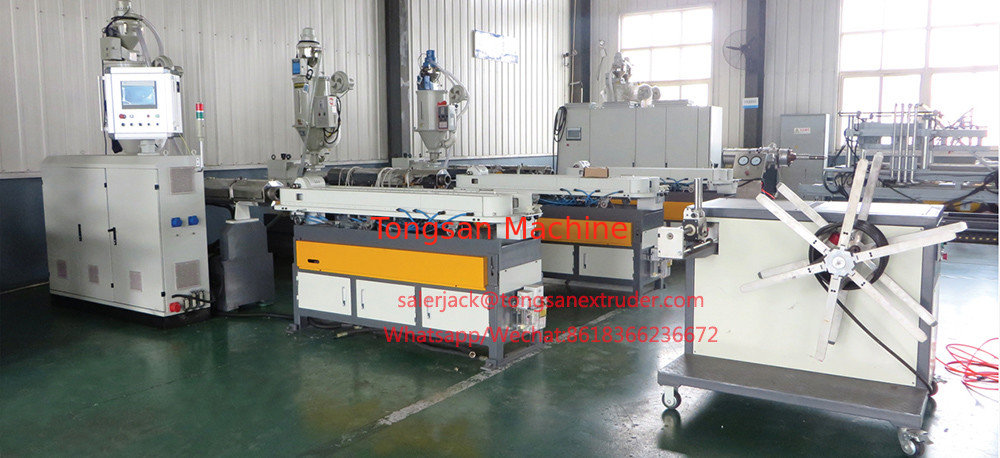 LSJ-65/30 PP PE PVC single wall corrugated pipe machine/ High speed corrugated pipe machine