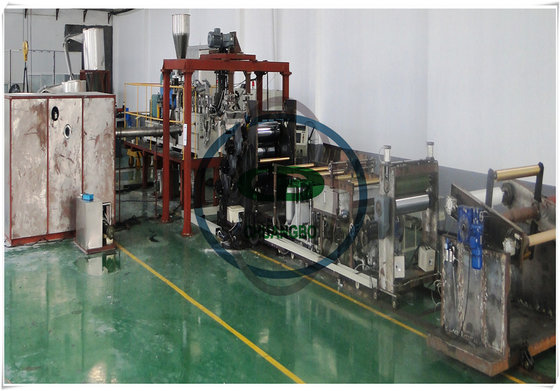 dry- free energy saving ABA three layer  PET plastic Sheet twin screw extruder machine supplier