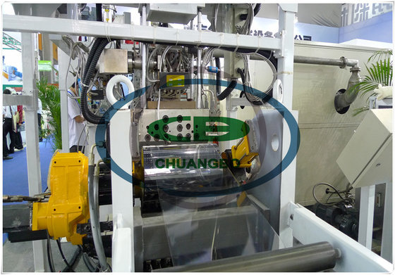 dry- free energy saving ABA three layer  PET plastic Sheet twin screw extruder machine supplier