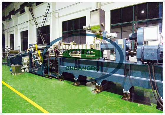 high quality working stable PC PMMA GPPS plastic sheet twin screw  extrusion machine supplier