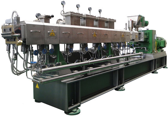 Special twin screw extruder for antimicrobial material masterbatches processing machine supplier