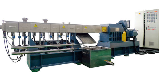 PP PE PLA PFA Double Screw Plastic Granulating Pelletizing Extruder supplier