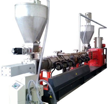polymer masterbatch compounds making twin screw plastic extruder/pellet machine price supplier