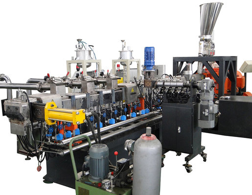 polymer masterbatch compounds making twin screw plastic extruder/pellet machine price supplier
