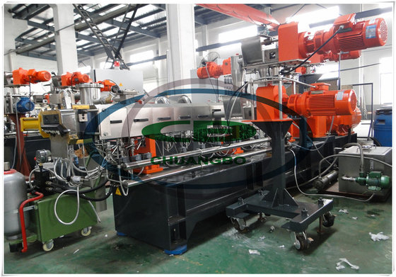 Parallel twin screw extruder PP plastic masterbatch compounding machine supplier