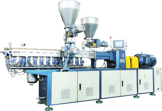 Parallel twin screw extruder PP plastic masterbatch compounding machine supplier