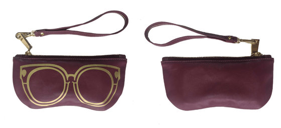 China Fashionable Portable Zipper Pouch For Sunglasses With Customized Logo supplier
