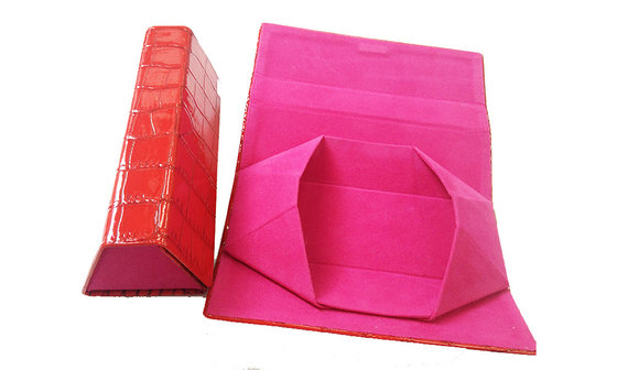 China Customized Color Collapsible Sunglass Case Personlized Pu Leather supplier