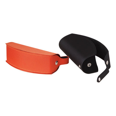 China PVC Oxford Cloth Black Sunglasses Case Portable Custom Logo And Size supplier
