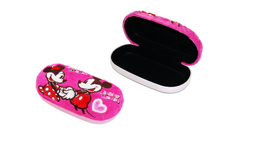 China Mickey Mouse Carton Kids Eyeglass Case Hard Iron Cute Eyeglass Case supplier