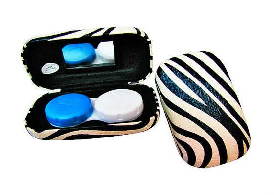 China Colorful Printing Metal Contact Lens Case Colored Contacts Case Box supplier