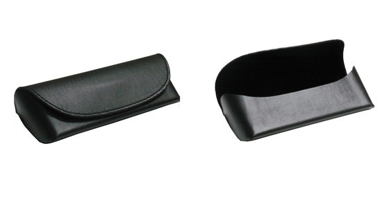 China Semi Hard Eyeglass Case Front Closure For Medium Frame Sunglasses or Readers supplier