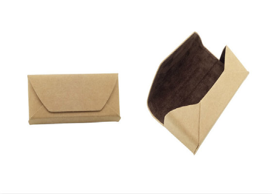China Kraft Paper Optical Frames Eyeglasses Cases Iron Vintage Glasses Bag supplier