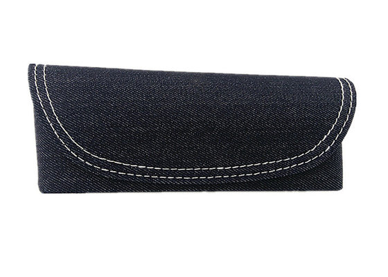 China Durable Denim Cloth Optical Glasses Case Reusable Blue Or As Your Request supplier