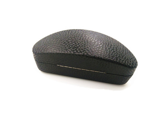 China Black Large Custom Sunglass Case High End Vintage PU Leather Elegant Style supplier