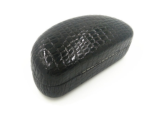 China Hot Stamping Logo Custom Sunglass Case Vintage Personalized Leather Eyeglass Case supplier
