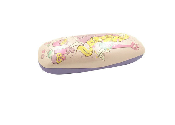 China Fairy Tale Leather Pink Kids Eyeglass Case With Hot-Stamped Logo supplier