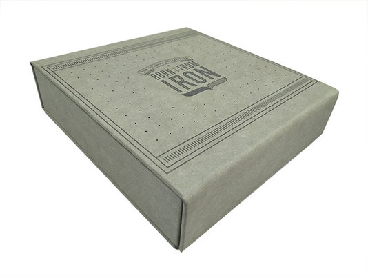 China Grey Recycled Paper Nordic Wind Eyeglass Display Box 17.8 x 16.8cm supplier
