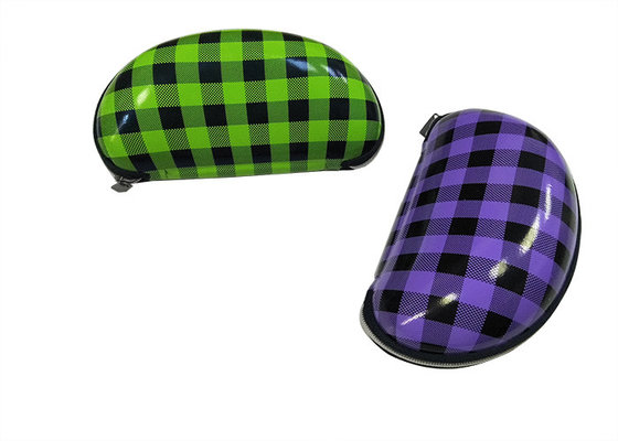 China Green Hard Leather EVA Glasses Case for Sunglass And Eyeglass supplier