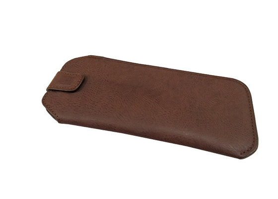 China Real Leather Sewn Vintage  Glasses Pouch Handmade Sunglasses Cases supplier