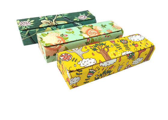 China Microfiber Fabric Hard Reading Glasses Optical Eyewear Case With Digital Printing supplier