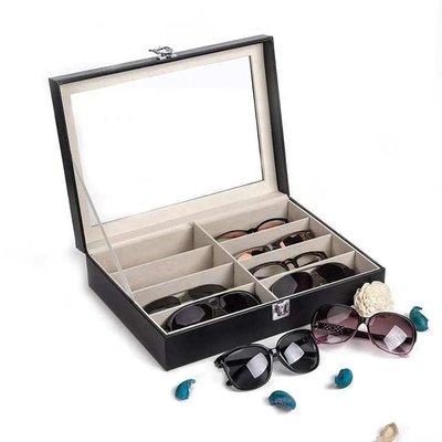 China Transparent Skylight Multi Glasses Display Box Sunglasses Storage Case supplier