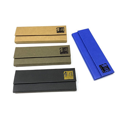 China CongFung Kraft Paper Sunglasses Soft Case Magnetic Packaging Bags Case supplier