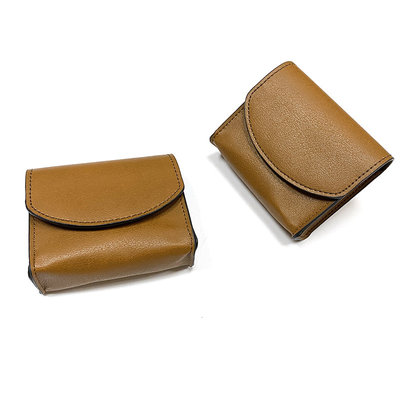 China Vintage PU Foldable eyeglass case bag portable coin case supplier