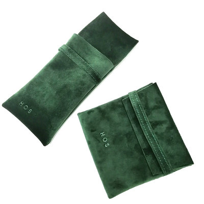 China Custom luxury high quality velvet contact lens pouch Jewelry bag supplier