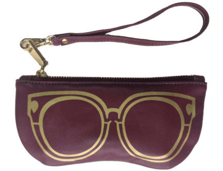 Fashionable Portable Zipper Pouch For Sunglasses With Customized Logo supplier