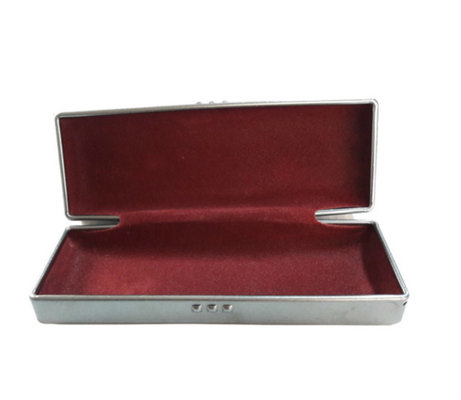 Silver Aluminum Eyeglass Case OEM Service Aluminium Spectacle Case supplier