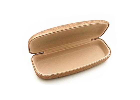 Golden Soccer Line Optical Glasses Case Bright Leather Reading Glasses Case supplier