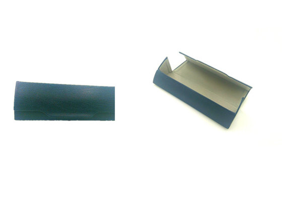 Cool Classical Foldable Metal Eyeglass Case Pu Eyewear Single Color supplier
