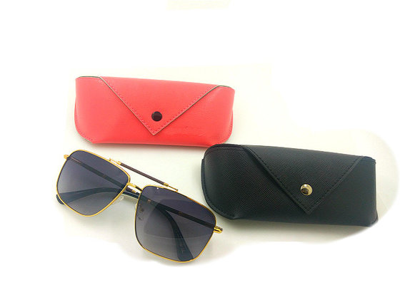 Many Color Soft Sunglasses Case Custom Glasses Cases With A Button supplier