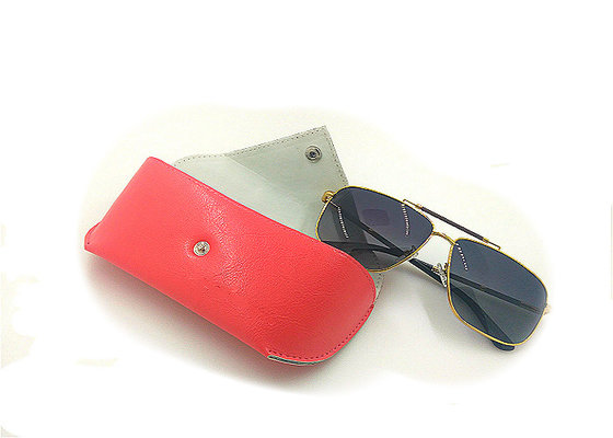 Many Color Soft Sunglasses Case Custom Glasses Cases With A Button supplier