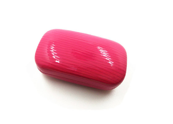 Colorful PU Leather Contact Lens Case Custom Contact Case Holder With Mirror supplier