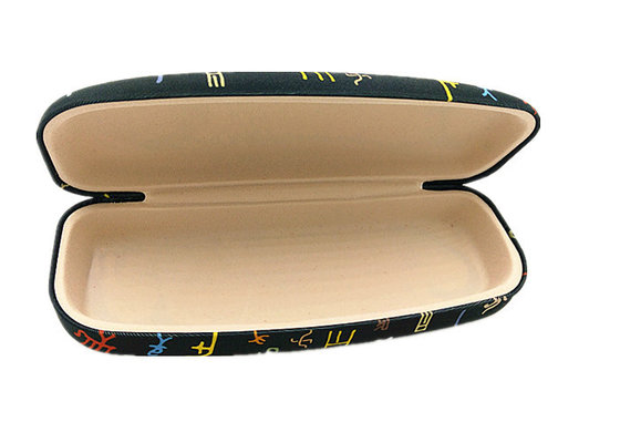 Iron Optical Eyeglass Cases Hard Shell With Interesting Graffiti Pattern supplier