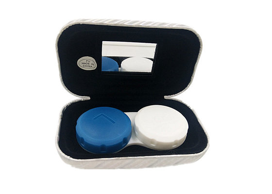 Hard PU Cool Contact Lens Cases Eye Contacts Case With Nice Touch Feel supplier