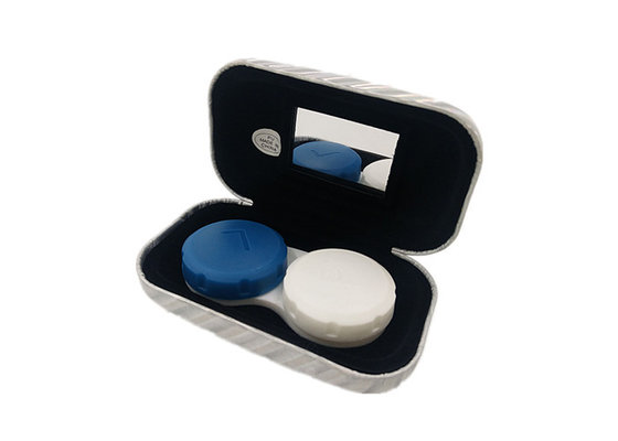 Hard PU Cool Contact Lens Cases Eye Contacts Case With Nice Touch Feel supplier