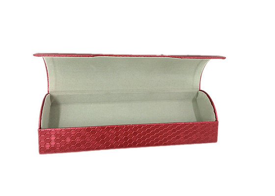 Red 3D Pattern Reading Glass Cases Aluminum Reading Glasses Hard Case supplier