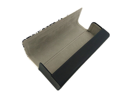 White Eyeglasses Iron Optical Glasses Case With Elegant Flowers Printing supplier