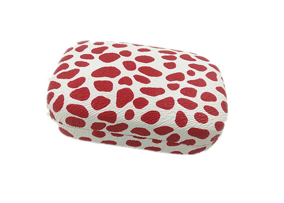 Leopard Print Hard Contact Lens Carrying Case With Customized Color supplier