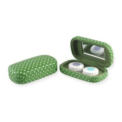 Customized PU Leather Contact Lens Case Recyclable And Durable OEM Acceptable supplier