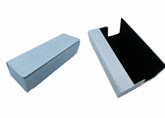 Blue Optical Glasses Case Handmade Hard Case Eyeglass Case With Curve Pattern supplier
